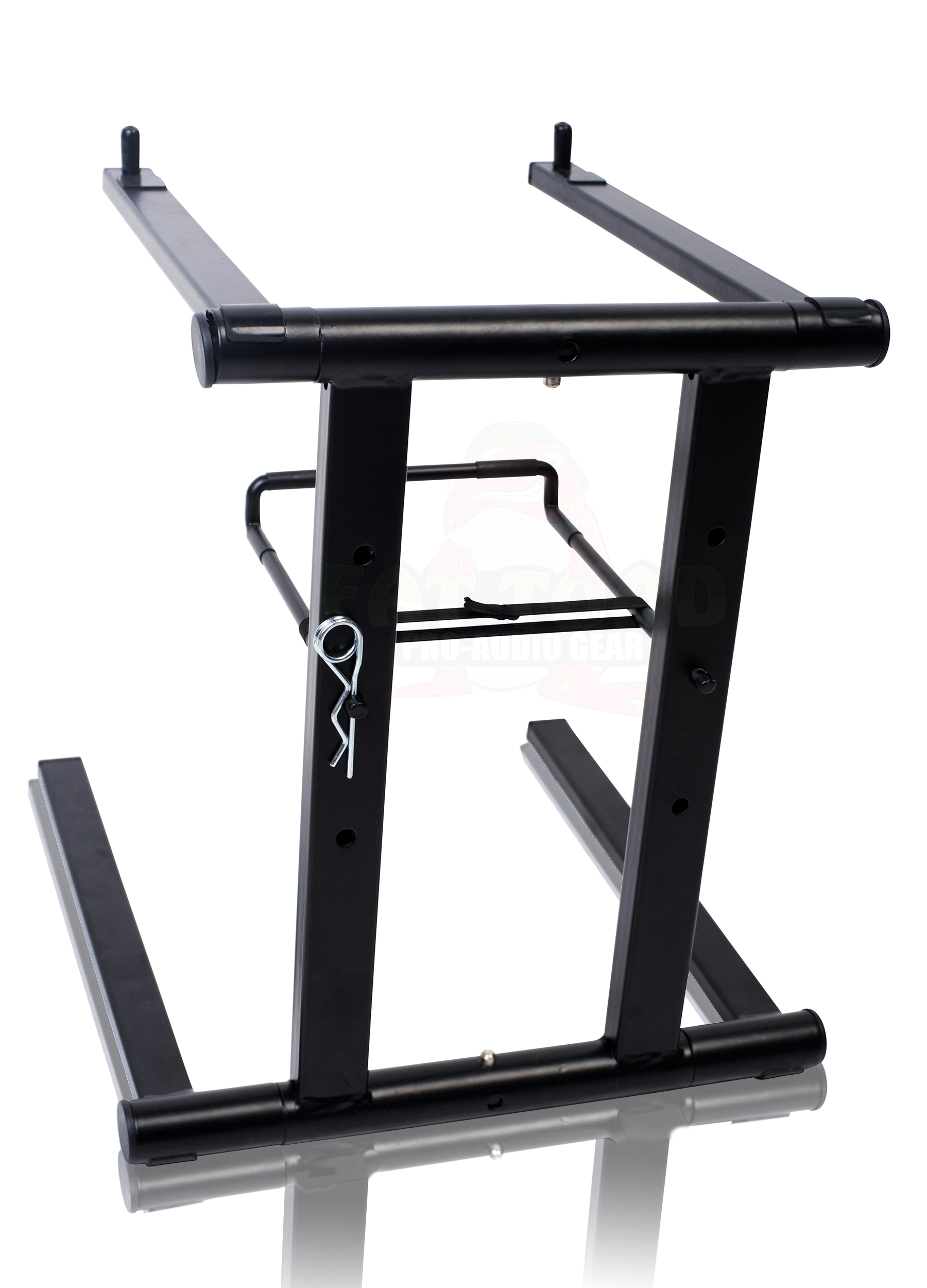 Folding DJ Laptop Stand – Computer Table Top PC Rack Clamp Mount Holder ...