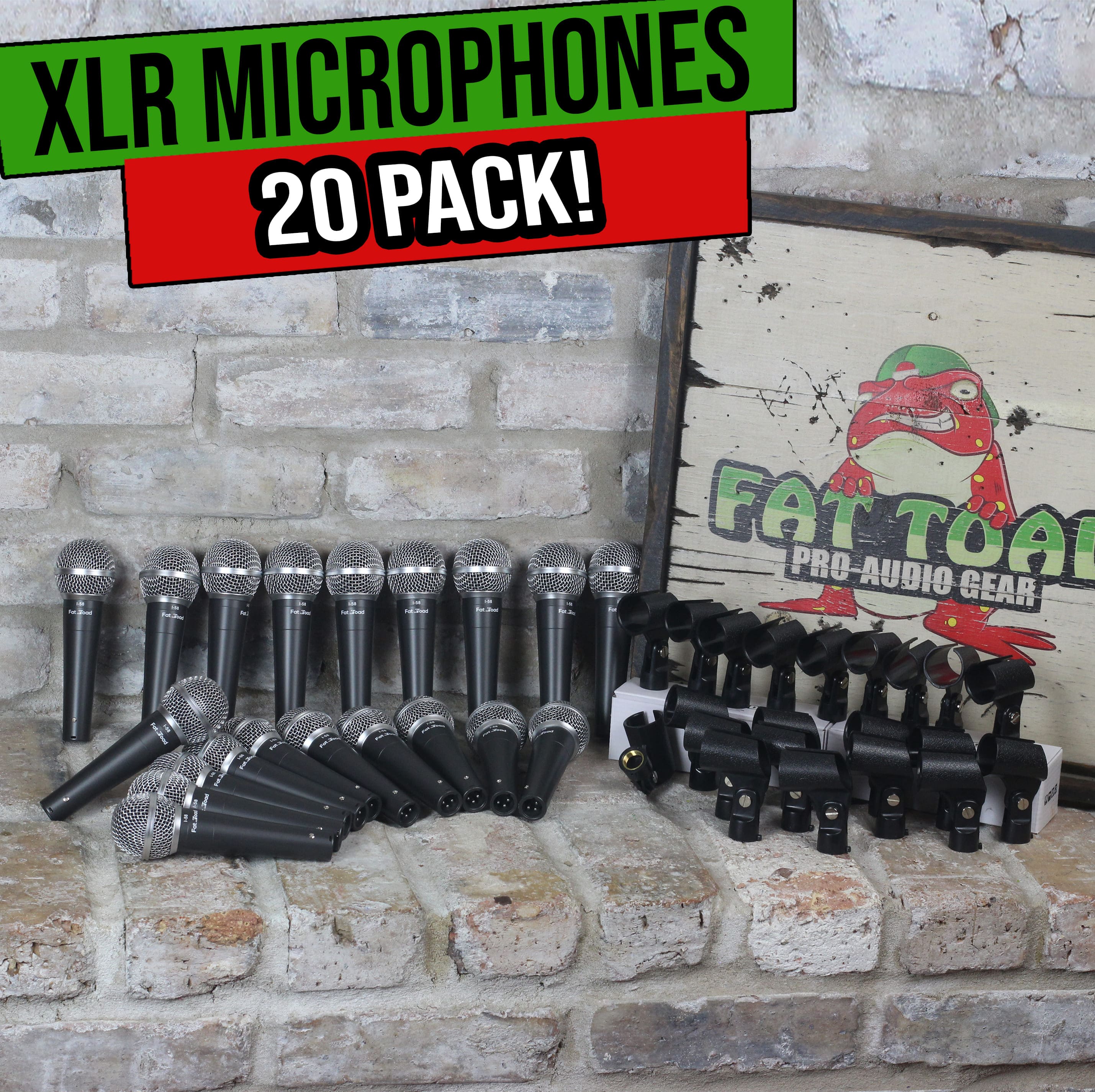 (20 BUNDLE SET) Professional Microphones | Singing Music Mics Stage ...
