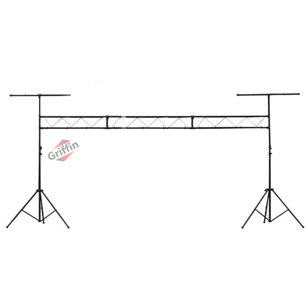 Light Truss Stand System by GRIFFIN | I-Beam Trussing Set DJ Booth ...